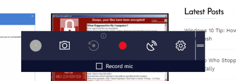 Windows 10 Has A Screencast Recording Tool Built-In, and Here is How To ...