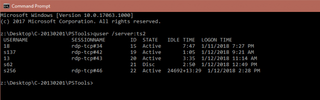 Windows Tip: How To Remotely Logoff Users via Command Line Tools ...