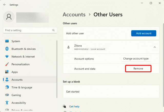 How to Remove and Delete an Account From Windows 11 - NEXTOFWINDOWS.COM